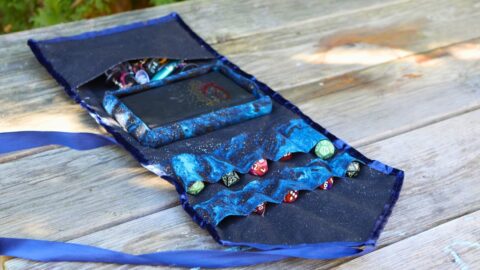 DnD Travel Dice Bag - FREE Sewing Tutorial - The Cozy Cuttlefish